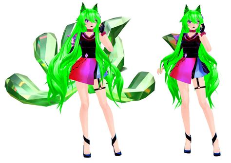Tda Mmd Kda Mangle Dl By Mangle Foxcian On Deviantart
