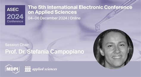 Applied Sciences Mdpi On Linkedin Sciforum Asec2024