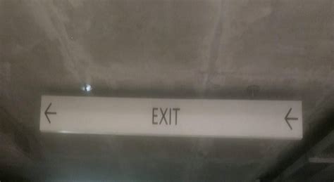 Acrylic Rectangular Exit Signage Board For Direction Board Thickness 10 Mm At Rs 1200 Piece