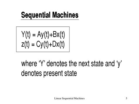 Ppt Linear Sequential Machine And Reduction Of Linear Sequential Machine Powerpoint