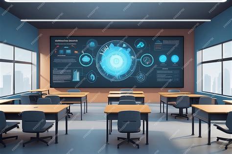 Premium Photo The Evolution Of Smartboards Interactive Displays In