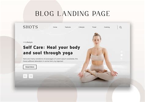 Blog UI Design On Behance