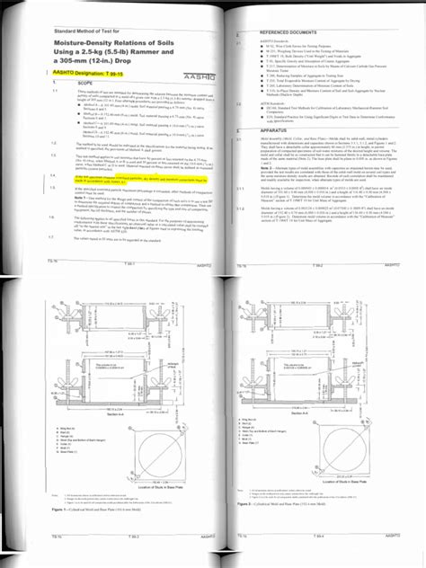 Aashto T 99 15 Pdf Physical Sciences Metrology