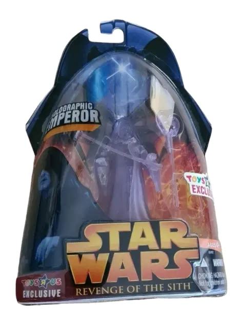 Star Wars Revenge Of The Sith Holographic Emperor Action Figure Eur 29