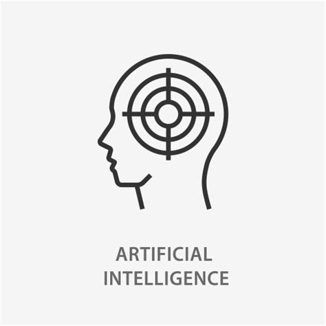 Generative Artificial Intelligence Doodle Icon Vector Image