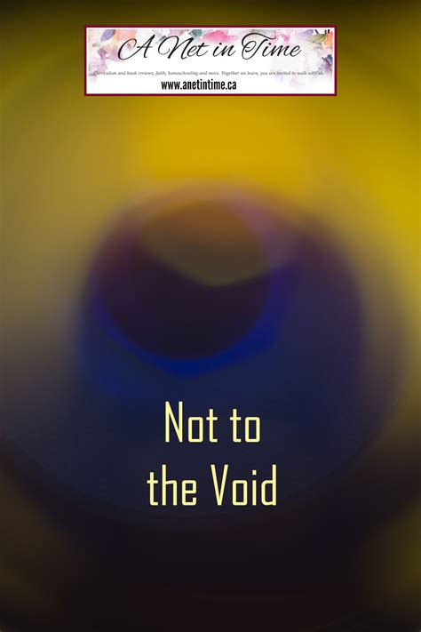 Not To The Void A Net In Time