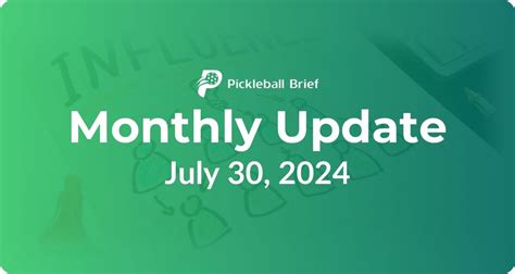 Monthly Update July
