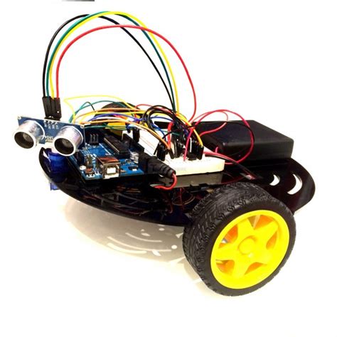 49 99 Arduino Uno Robot Kit Complete With Electronics And Chassis