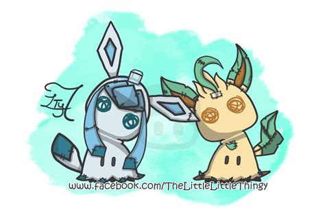 Leafeon And Glaceon Mimikyu [day 22] Frozen Leaf R Pokemon