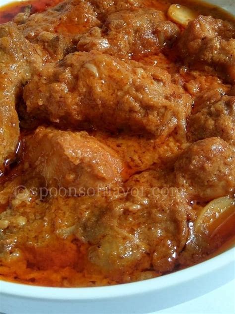 Chicken Kassa Recipe Murgir Kosha Mangsho Spoons Of Flavor