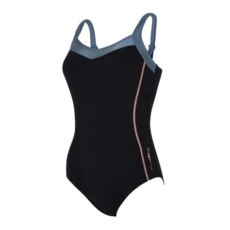 Zoggs Ankor Clipback E Swimsuit Black Swiminn