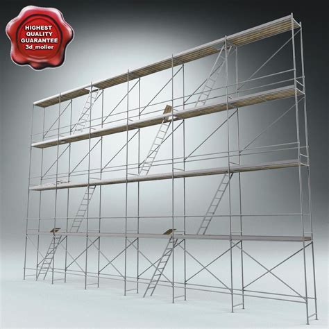 scaffold 3d model ad scaffold model 3d model scaffolding low