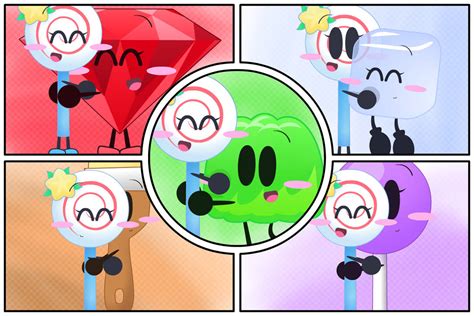 Me Hugging Ii And Bfb Character By Invinciblelollipop On Deviantart