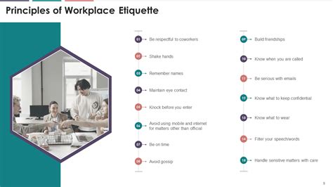 Top 10 Workplace Etiquette Presentation Templates With Samples And Examples