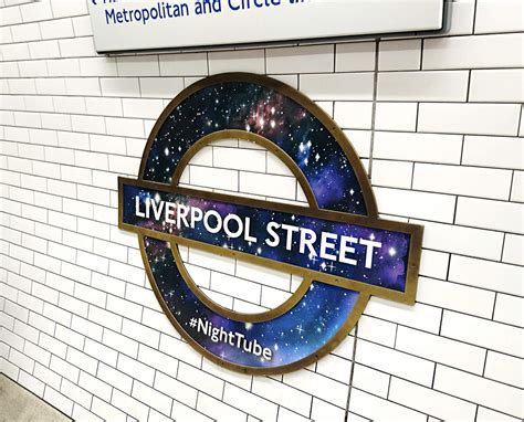 New Night Tube Roundels Produced By Links Signs