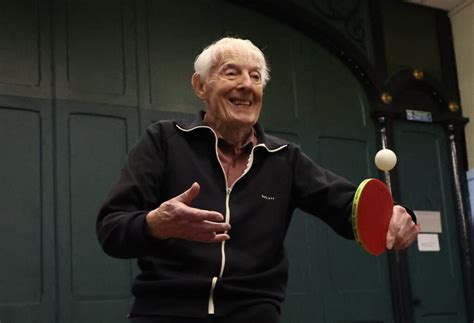 Pensioner Becomes Britains Oldest Ping Pong Player Aged 92 Swns