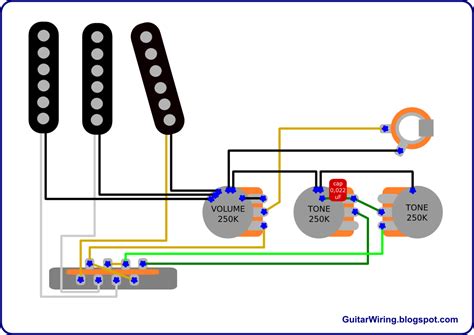 Fender Noiseless Strat Pickups Wiring Diagram