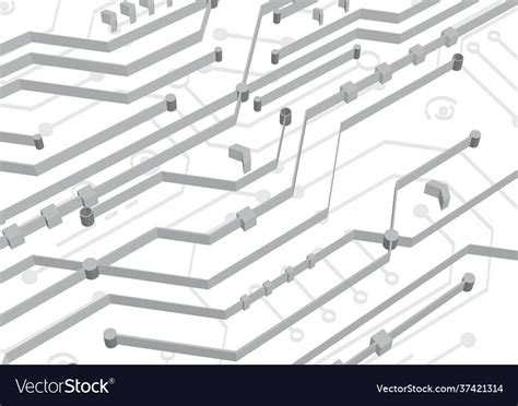 Circuit Technology Background With Hi Tech Digital