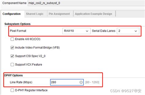 Zynq UltraScale XCZU3EG 解码 MIPI 视频 DP 输出MIPI CSI 2 RX Subsystem提供