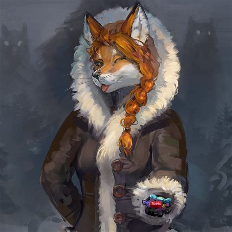 Anthro Female Fox