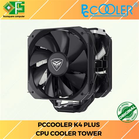 Cpu Cooler Pccooler K4 Plus 4 Heatpipes Fan Processor Tower Shopee