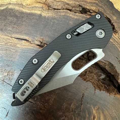 Microtech Borka Stitch Ram Lok Se Fluted Black Aluminum Apocalyptic