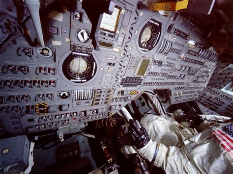 Apollo Command Module, Interior (Cockpit) | Nasa space missions, Space nasa, Space flight
