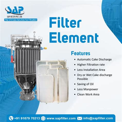 Sapfilter Filtrationsolutions Pressureleaffilter Filterelements… Sap Filter Private Ltd