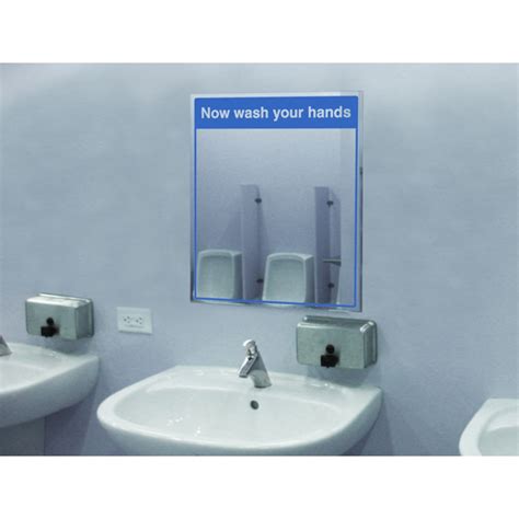 Mirror Message Safety Starts With You 405 X 485mm
