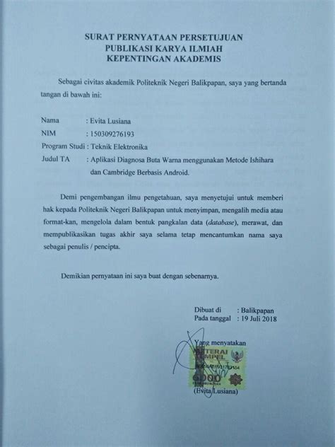 Detail Contoh Surat Keterangan Buta Warna Koleksi Nomer 19