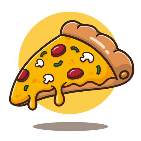 Cute Pizza Drawing