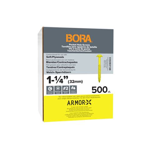 Bora Coarse Pocket Hole Screws 1 14 Inch Bora Tool