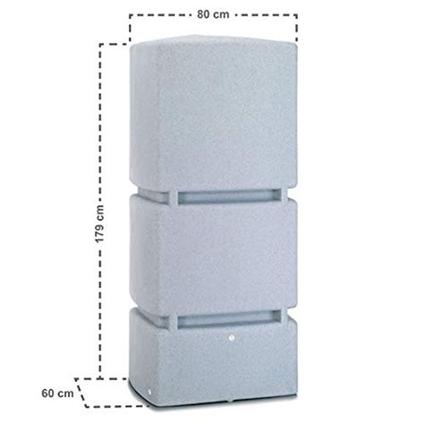 Regentonne Eckig Regenwassertank Jumbo 800 Liter Granit Im Wandtank Vergleich 2024