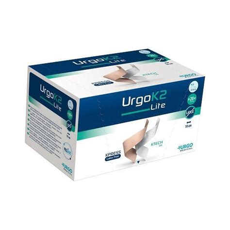 Urgo K2 Lite Latex Free 2 Layer Compression Bandage 25 32cm Brightsky