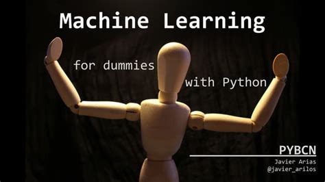 pybcn machine learning for dummies with python ppt