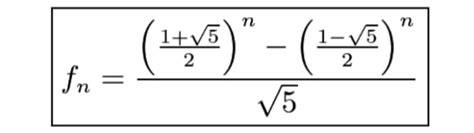Fibonacci Sequence And Binets Formula Hubpages