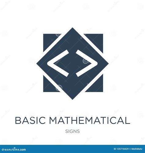 Basic Mathematical Icon In Trendy Design Style Basic Mathematical Icon