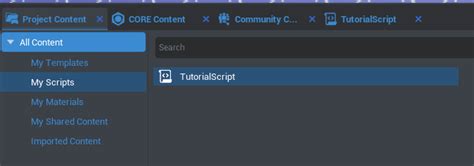 Scripting In Core Beginner Core Documentation