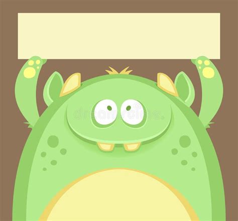 Cute Purple Monster Horn Stock Illustrations 6445 Cute Purple