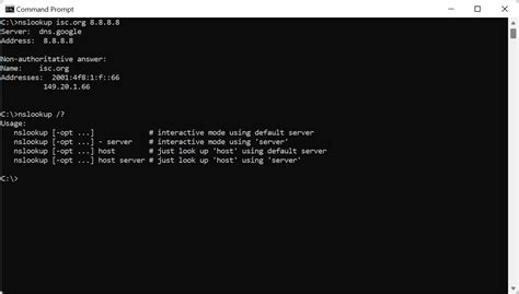 How To Specify A Dns Server In Nslookup