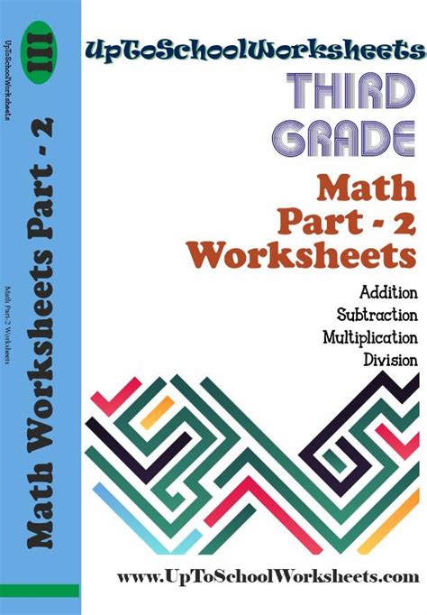 Class 3 Math Worksheets Part 2 Workbook Addition Subtraction