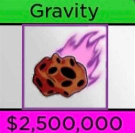 Gravity Fruit Blox Fruits Roblox