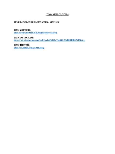Tugas Kelompok 4 Angkatan Xxx Pdf