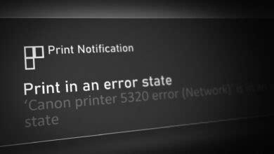 Canon Printer In Error State Try These Fixes