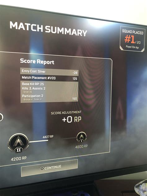 Just Won A Ranked Game In Apex And Got Zero Rp R Apexlegends