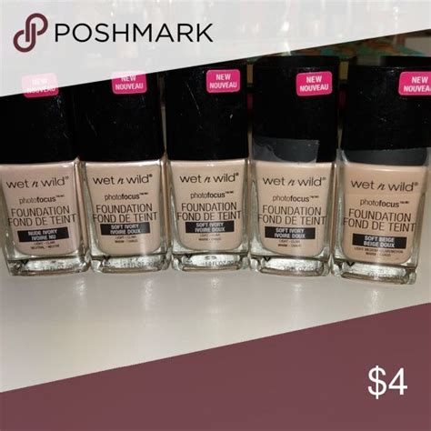 Wet N Wild Photofocus Foundation Shades Soft Ivory Soft Beige