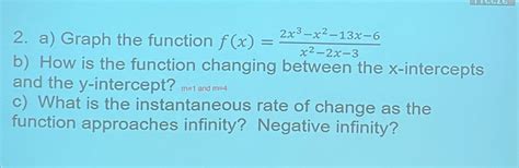 A ﻿graph The Function Fx2x3 X2 13x 6x2 2x 3b