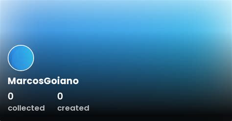 Marcosgoiano Profile Opensea