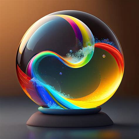 Premium Ai Image Soap Bubbles