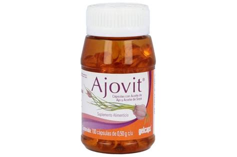 Ajovit Suplemento 100 Capsulas Farmacias Klyns